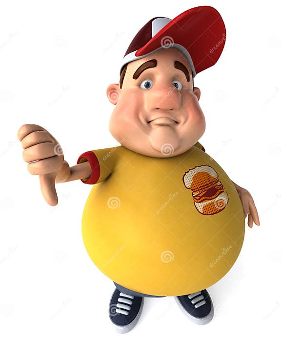 Fat kid stock illustration. Illustration of heavy, fatness - 11324347