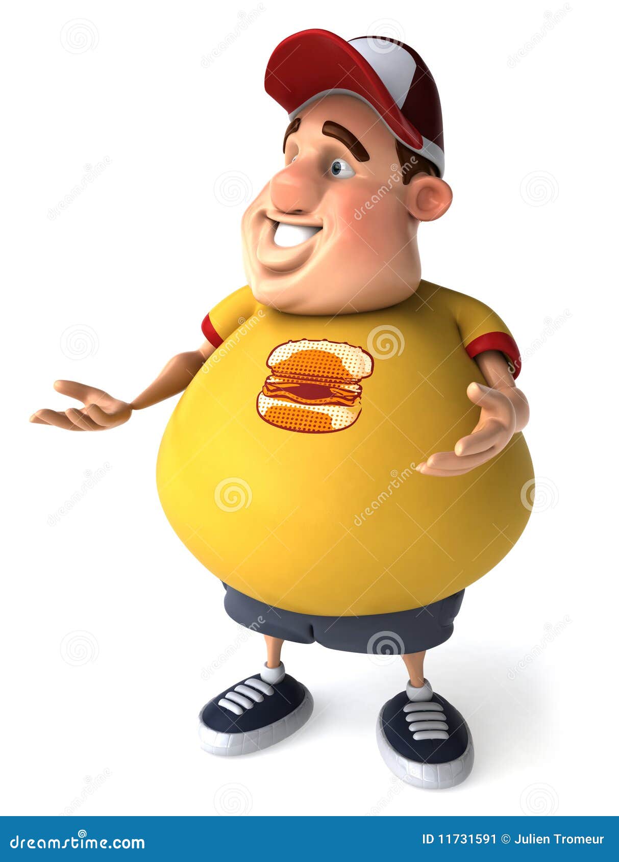Fat kid stock illustration. Illustration of slimming - 11731591