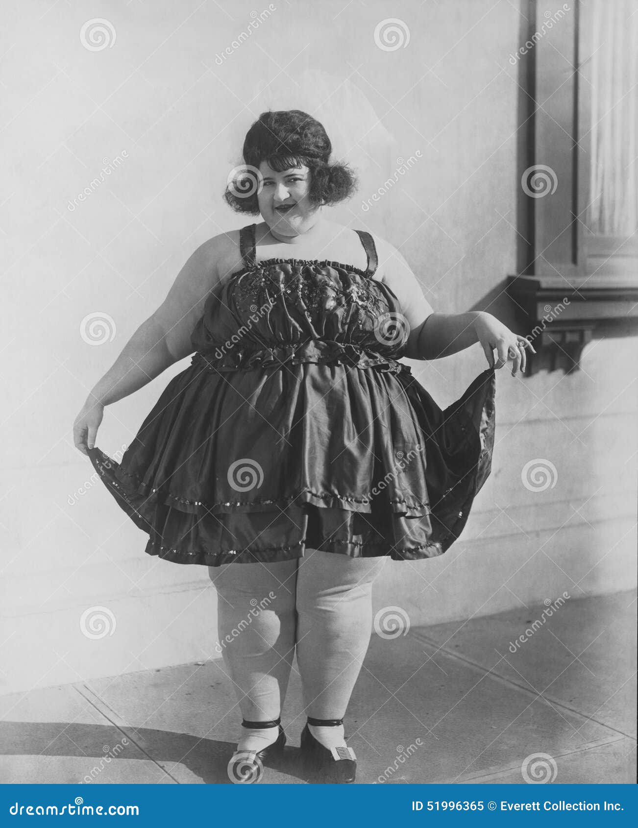 FAT LADY stock image. Image of large, nostalgia, fashioned - 51996365