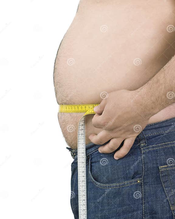 Fat man stock photo. Image of belly, figure, obesity - 15727392