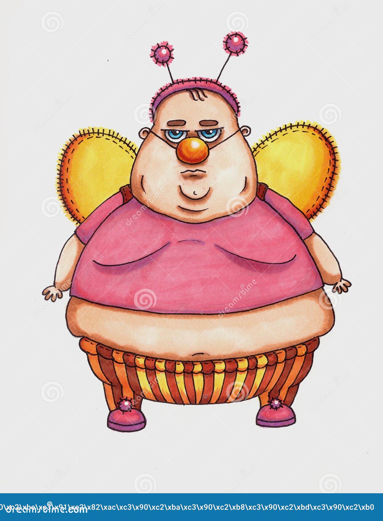 Illustration Of Fairies Set On White Royalty-Free Cartoon ...