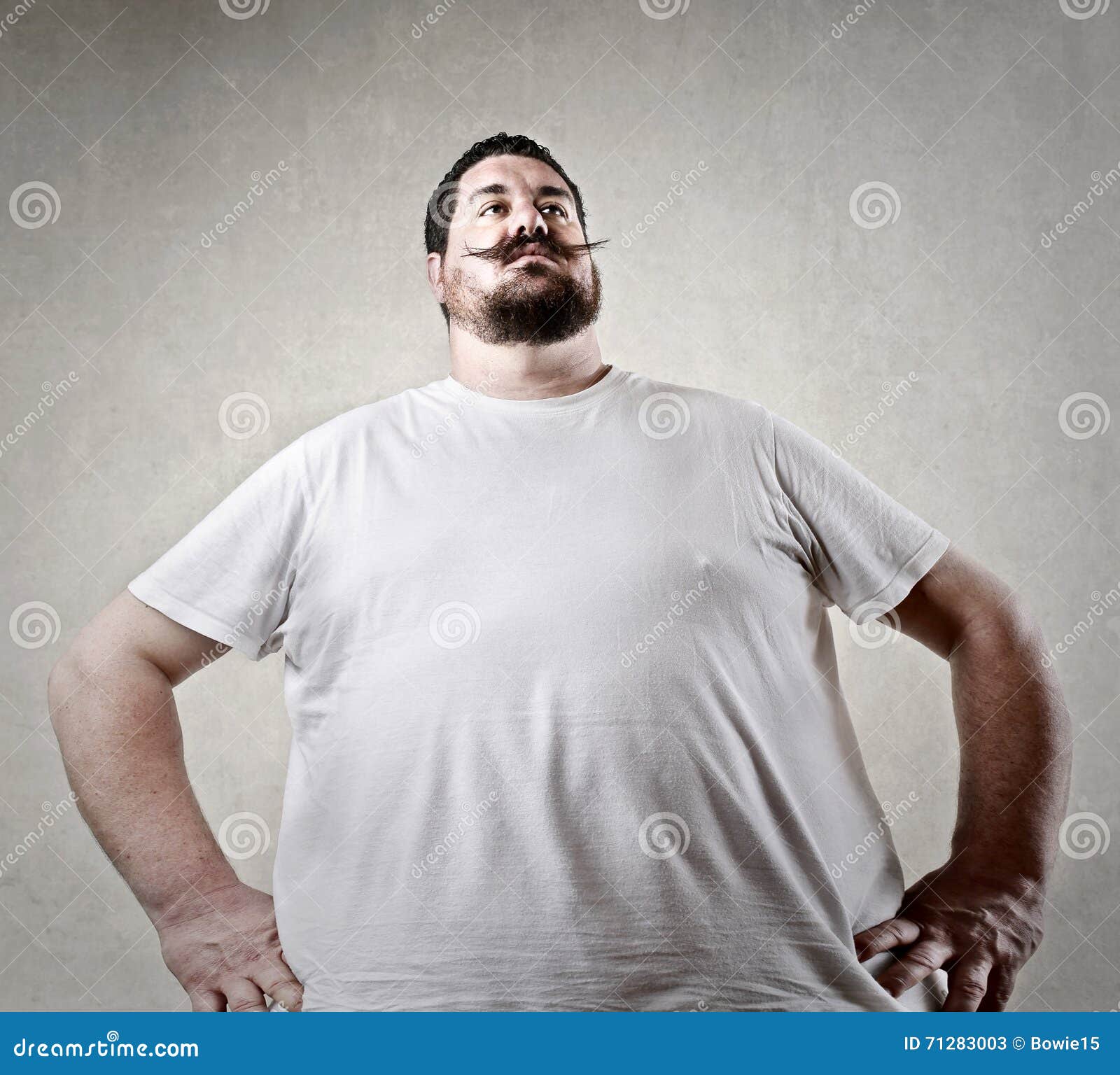 Fat man stock image. Image of diet, giant, obese, white - 71283003