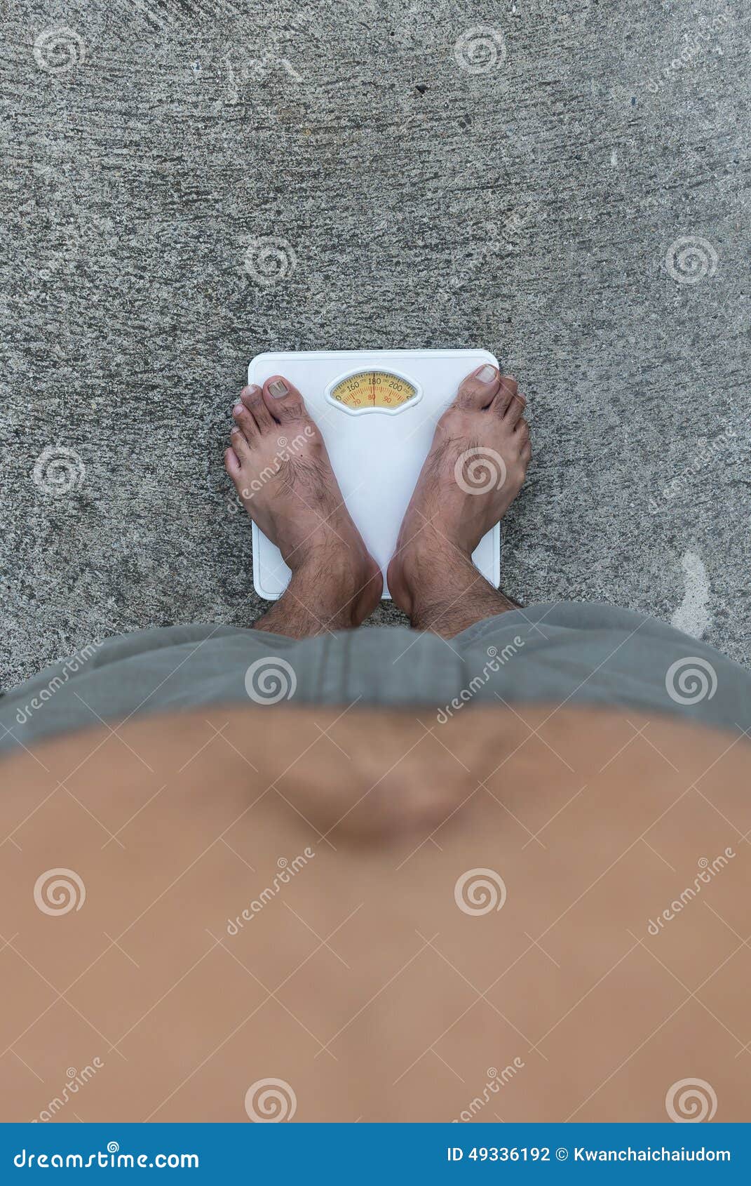 Fat Person Breaking Scale