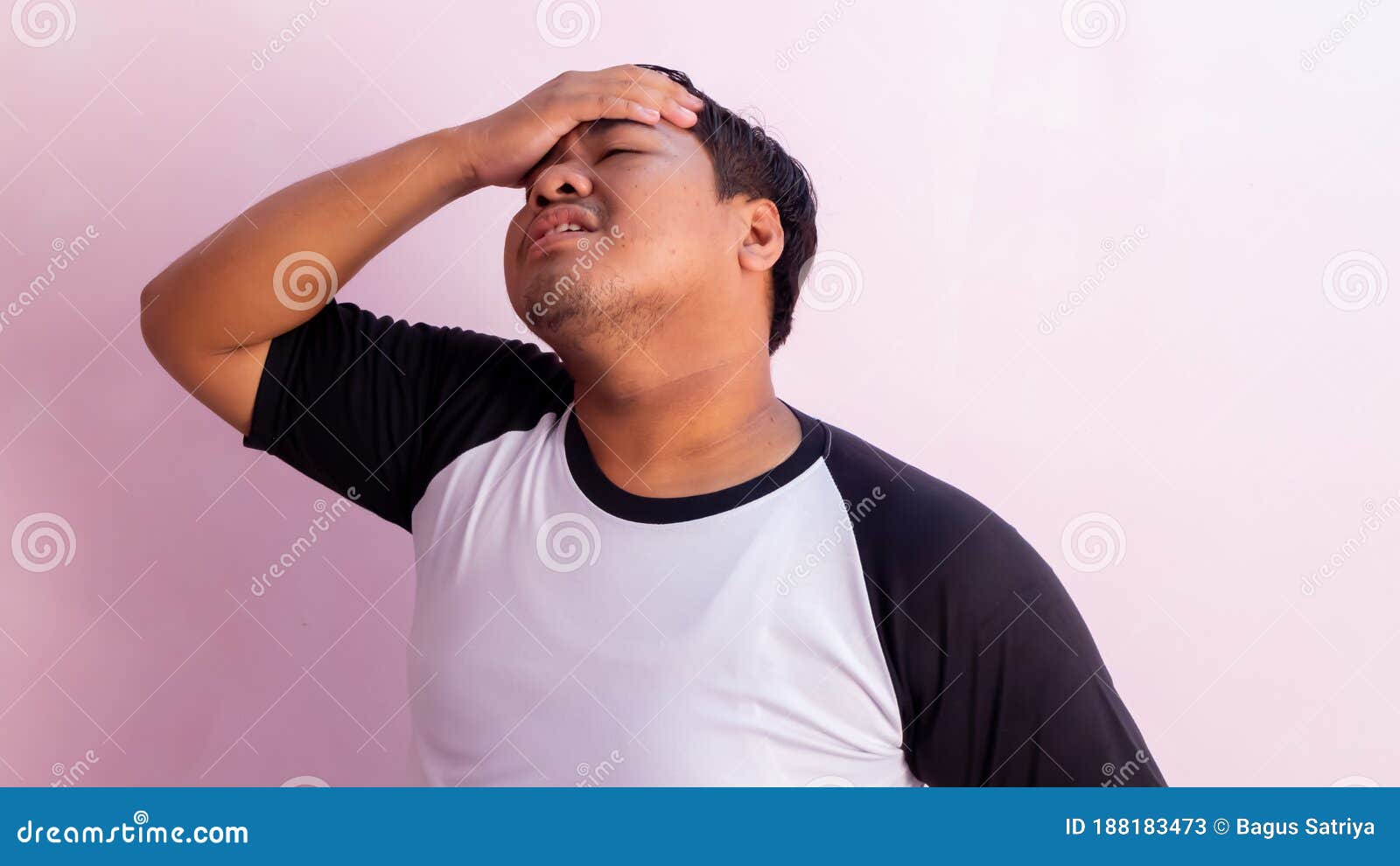 FAT MEN WHO are THINKING of SOMETHING and GET IDEAS Stock Image - Image ...