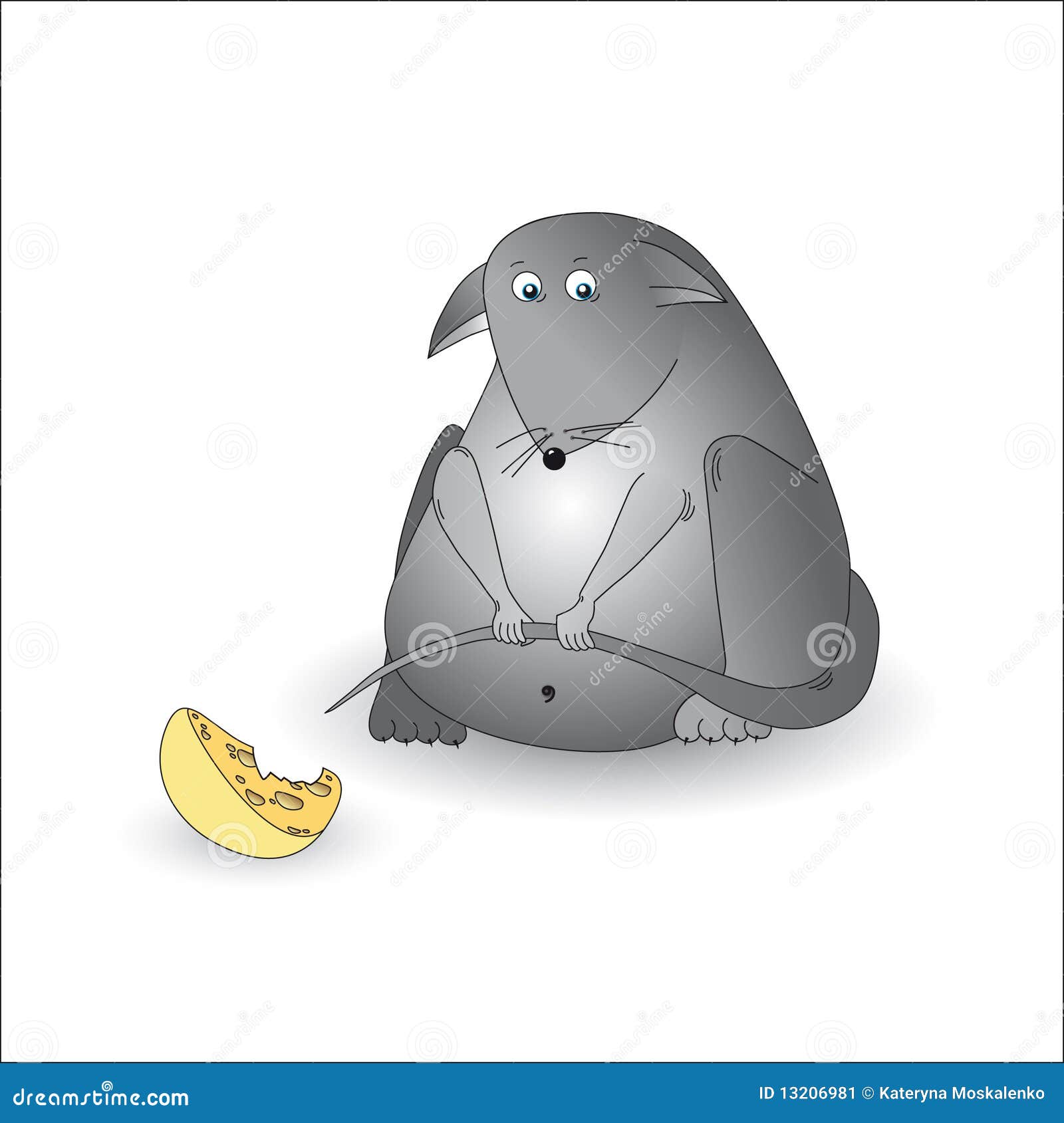 Fat mouse stock vector. Illustration of culpability, simplicity - 13206981
