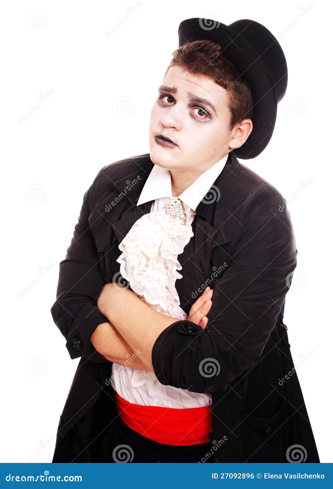 Fat Teenager Dressed As a Vampire for Halloween Stock Photo - Image of ...