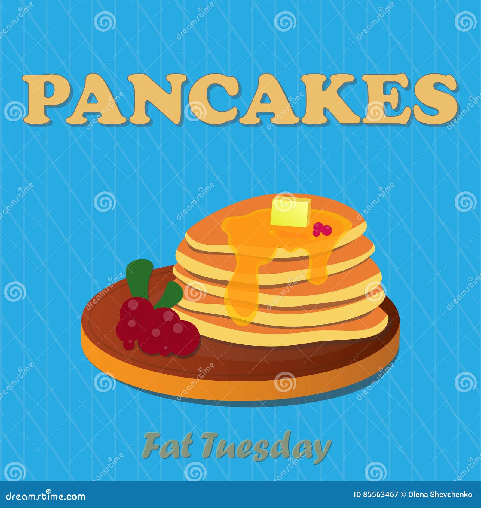 Fat Tuesday celebration stock vector. Illustration of poster - 85563467