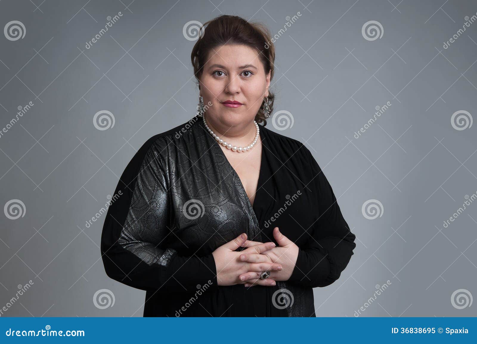 Fat woman stock image. Image of isolated, young, lady - 36838695