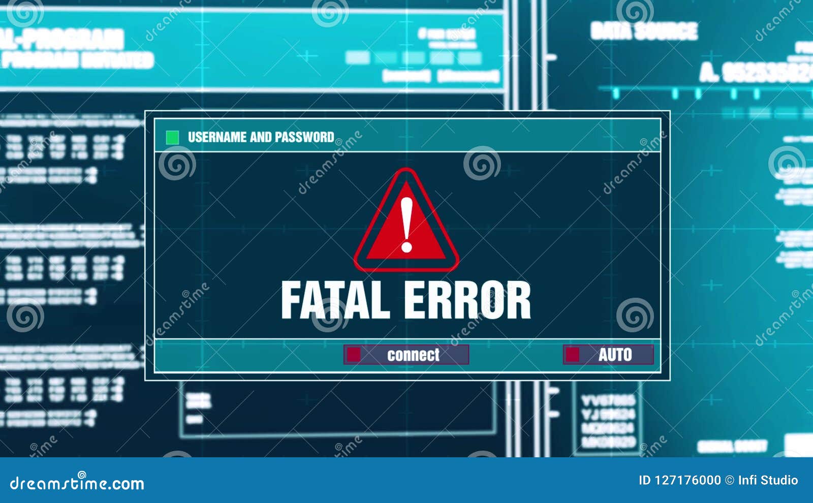 38. Fatal Error Warning Notification on Digital Security Alert on ...