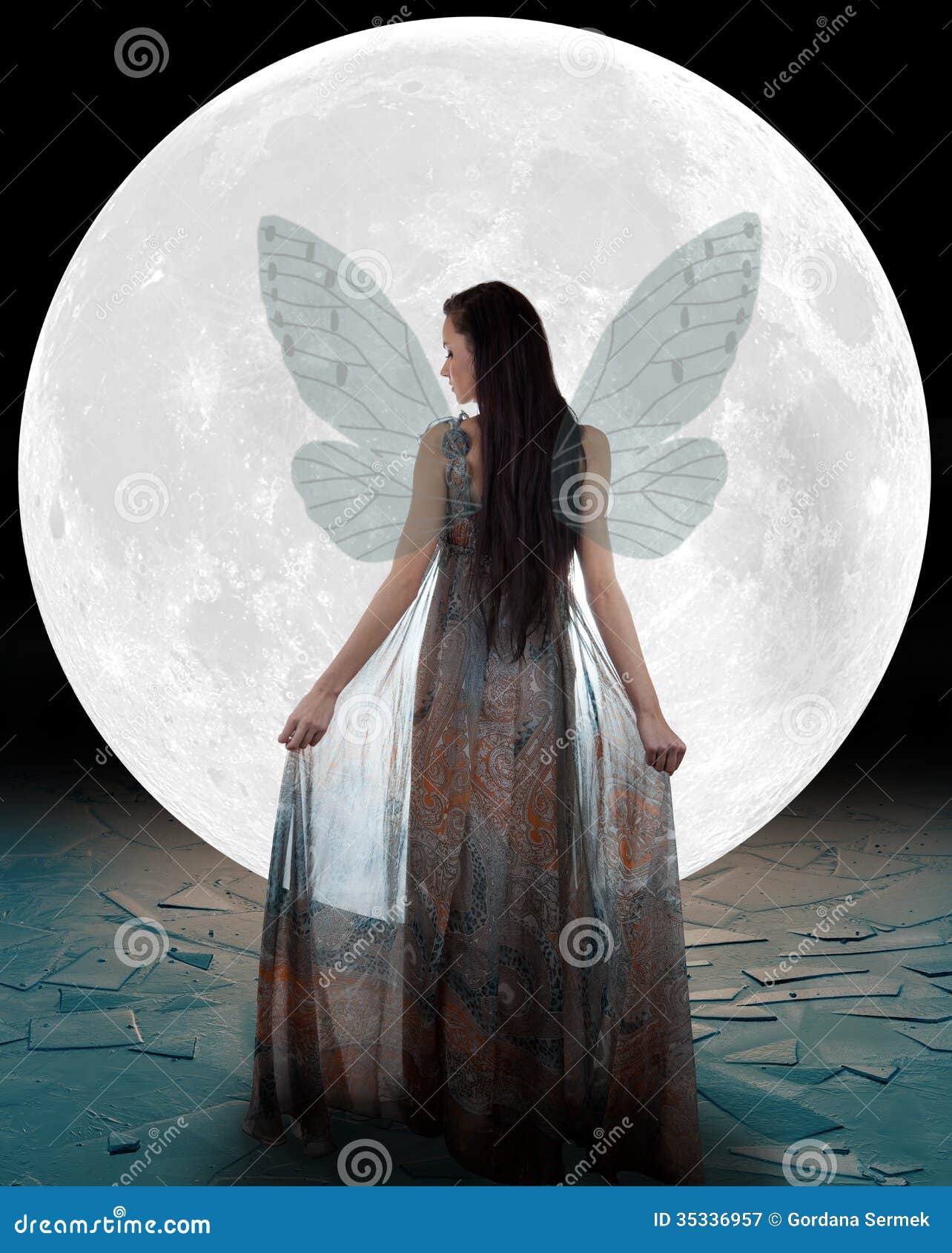 Fatato del ghiaccio immagine stock. Immagine di mistico - 35336957