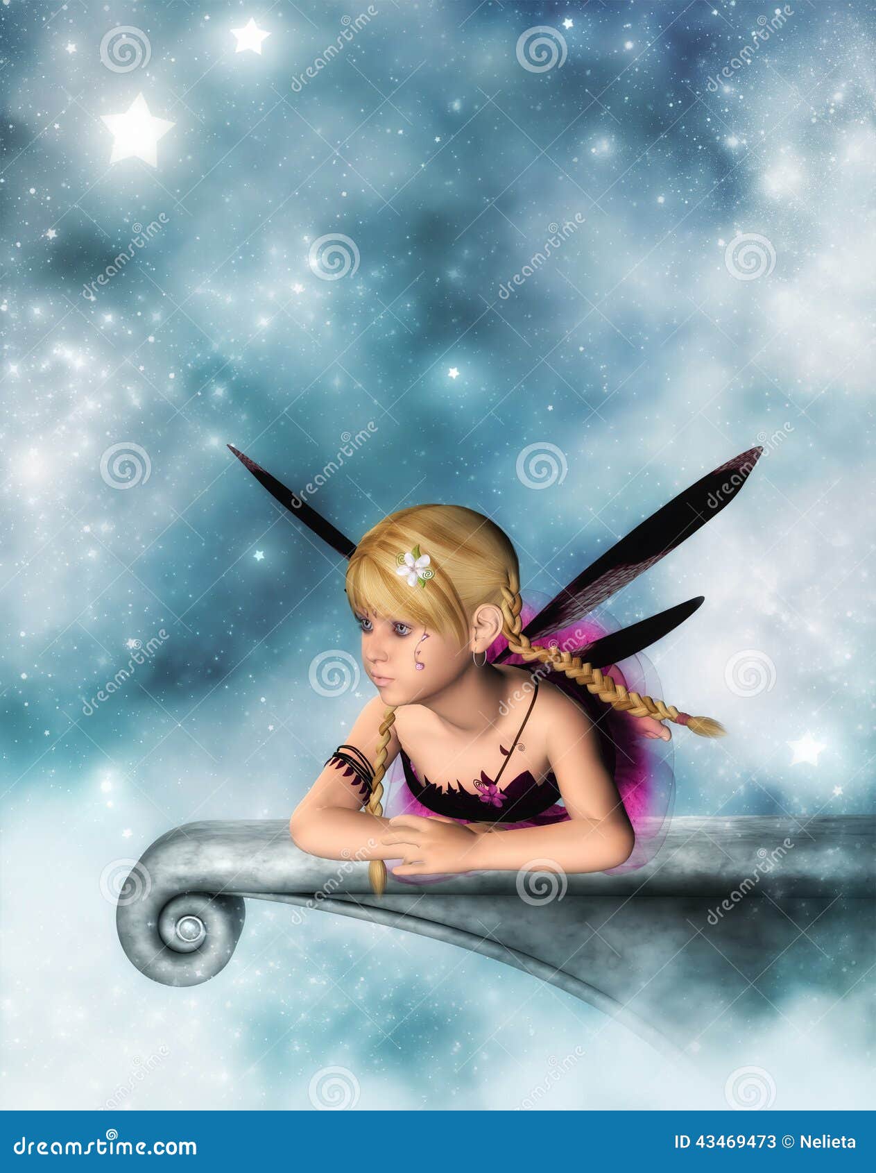 Fatato della bambina illustrazione di stock. Illustrazione di arte ...