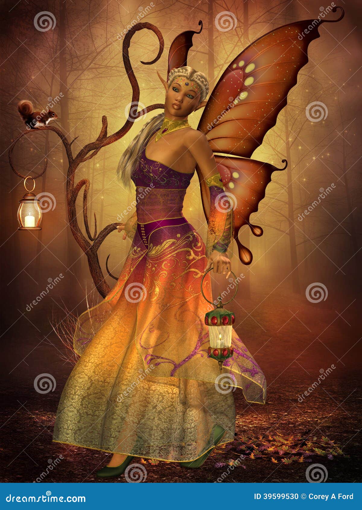 Fatato Lilith illustrazione di stock. Illustrazione di elfo - 39599530