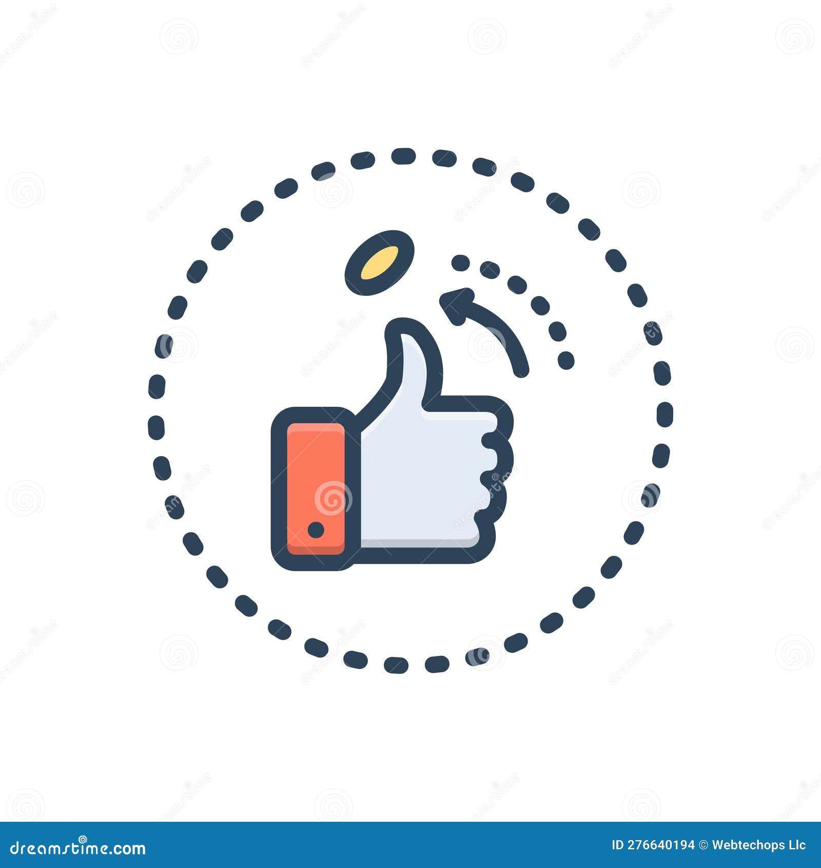 Color Illustration Icon for Fate, Coin Toss and Flipping Stock ...