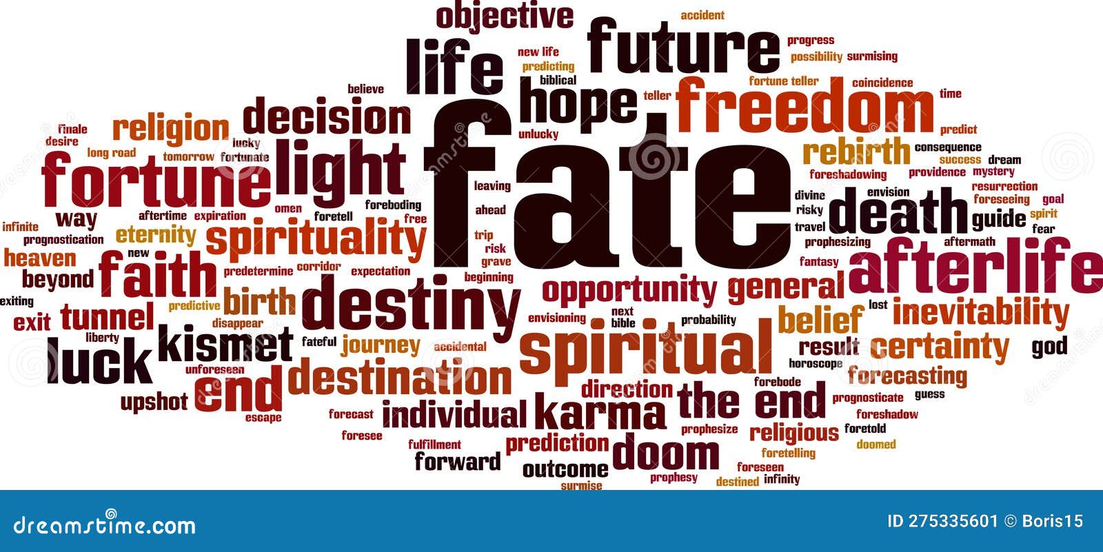 Word Fate Zentangle. Vector Decorative Object For Decoration ...