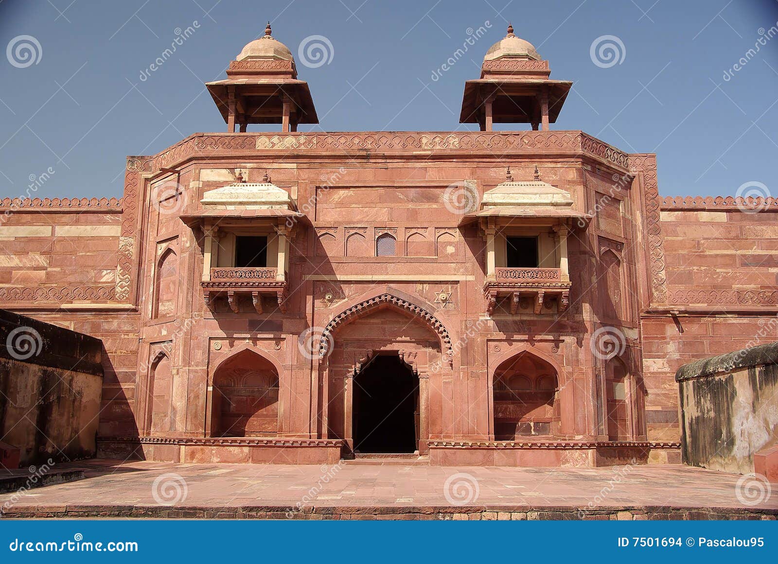 Fatehpur Sikri, Rajasthan stock photo. Image of fort, facade - 7501694