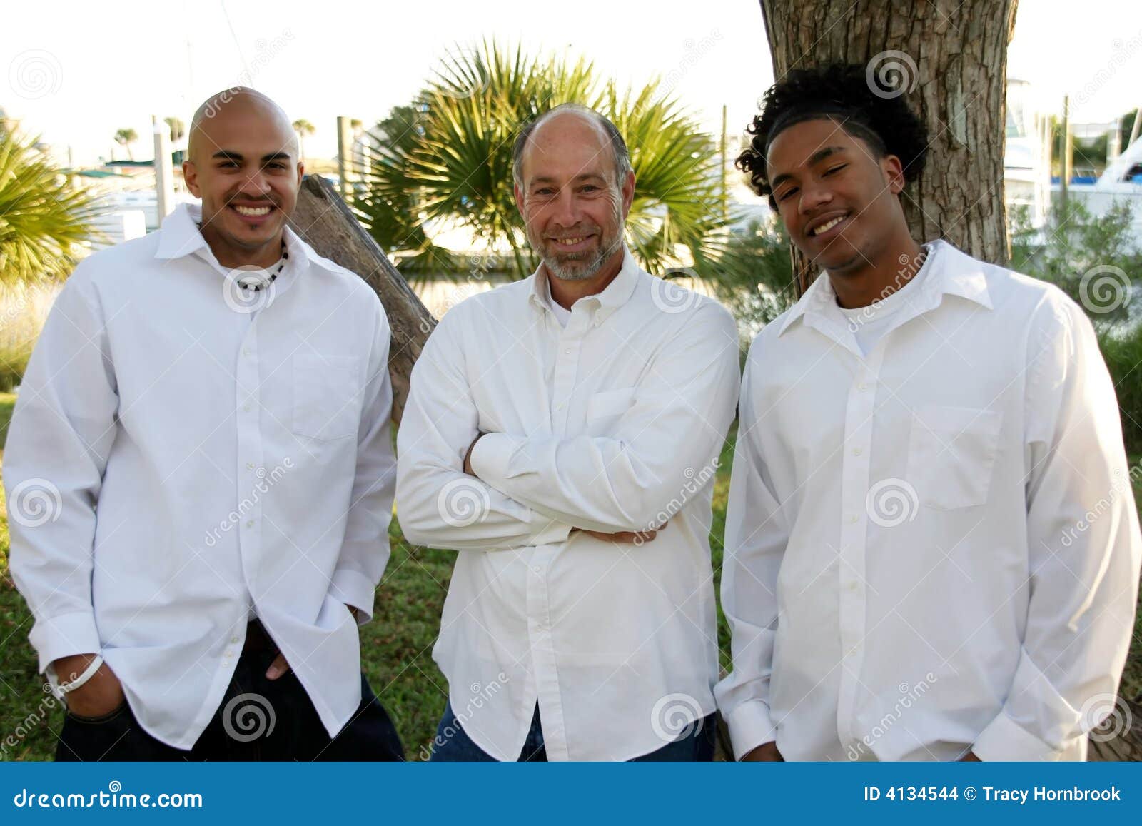 Father with adopted sons stock photo. Image of multi, parent - 4134544