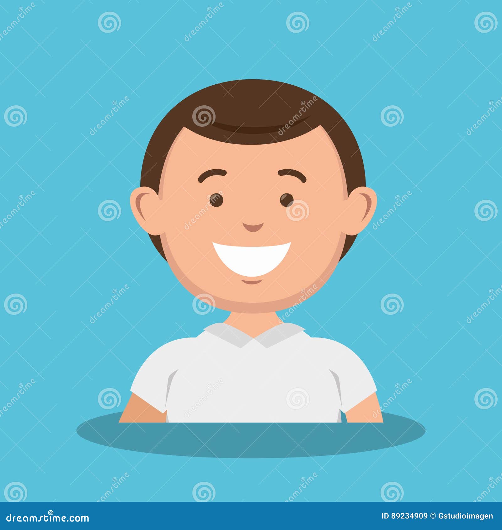 Father Avatar Character Icon Stock Illustration - Illustration of smile ...