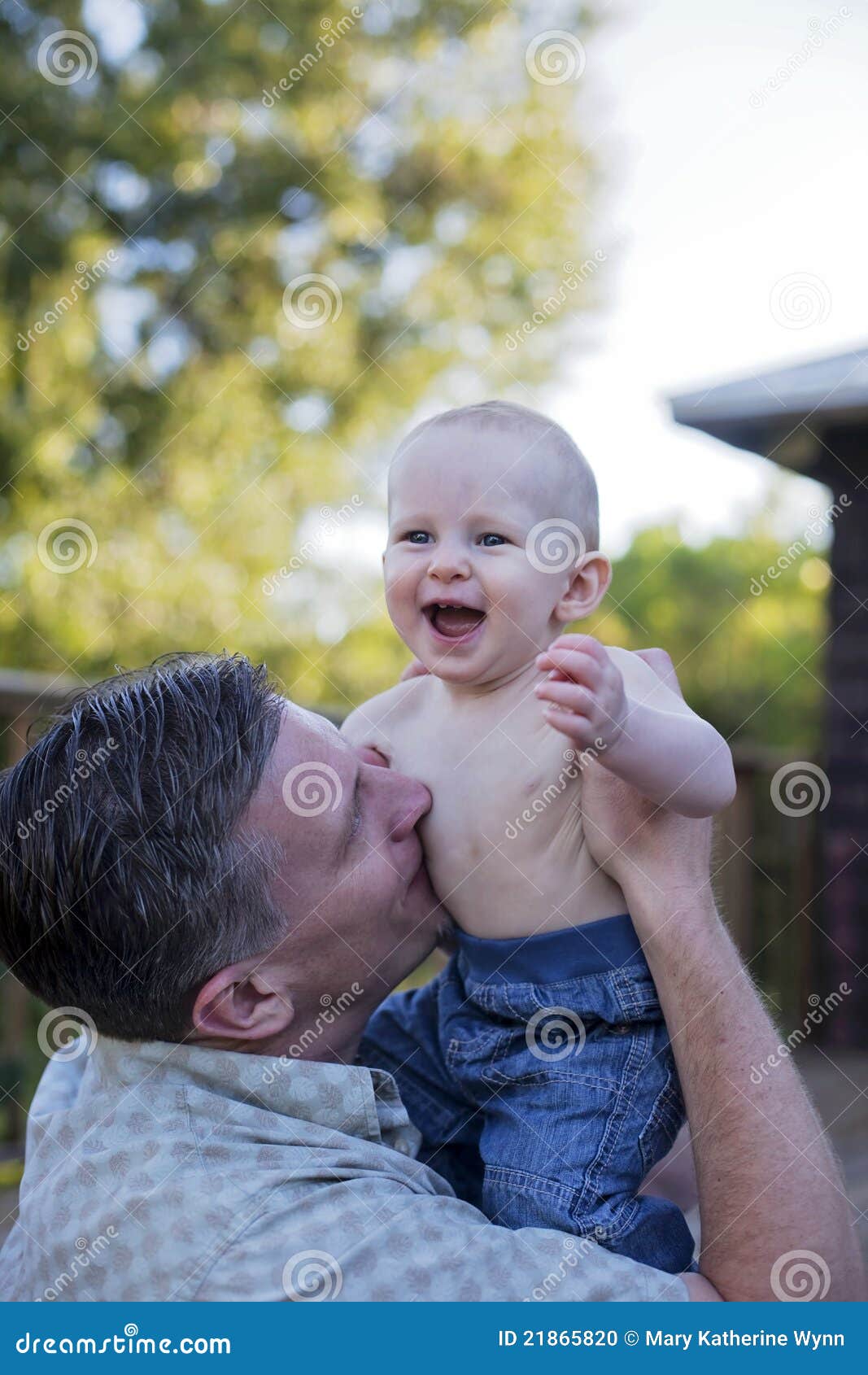 Father and Baby Boy Playing Stock Photo - Image of happiness, family ...