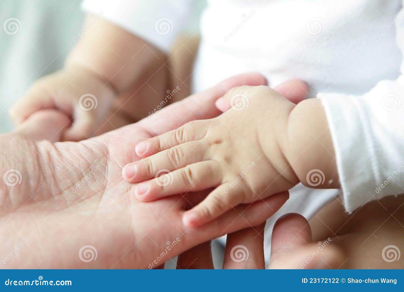 Father and Baby Hand stock photo. Image of hold, infant - 23172122