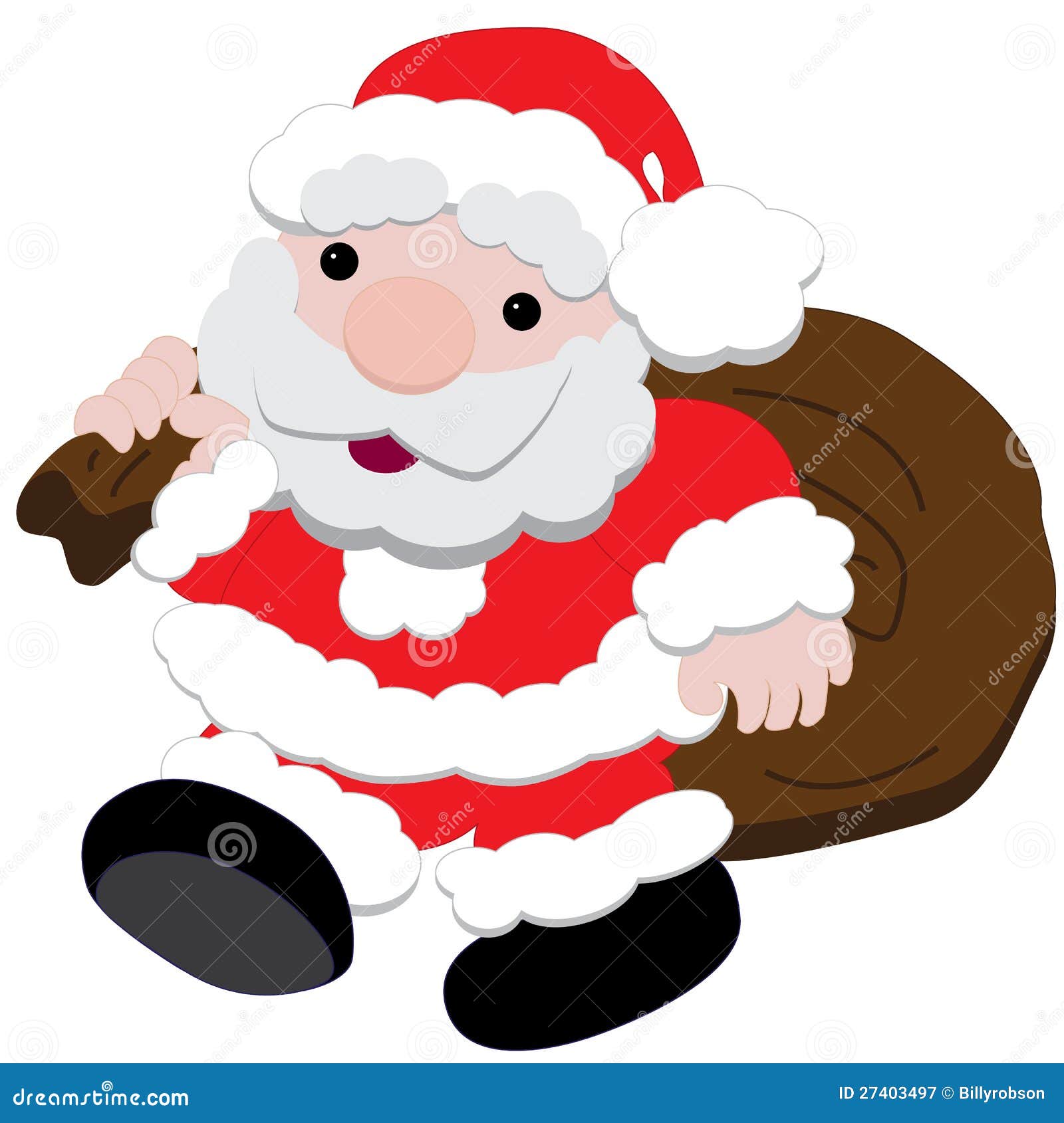 Father Christmas stock vector. Illustration of vector - 27403497