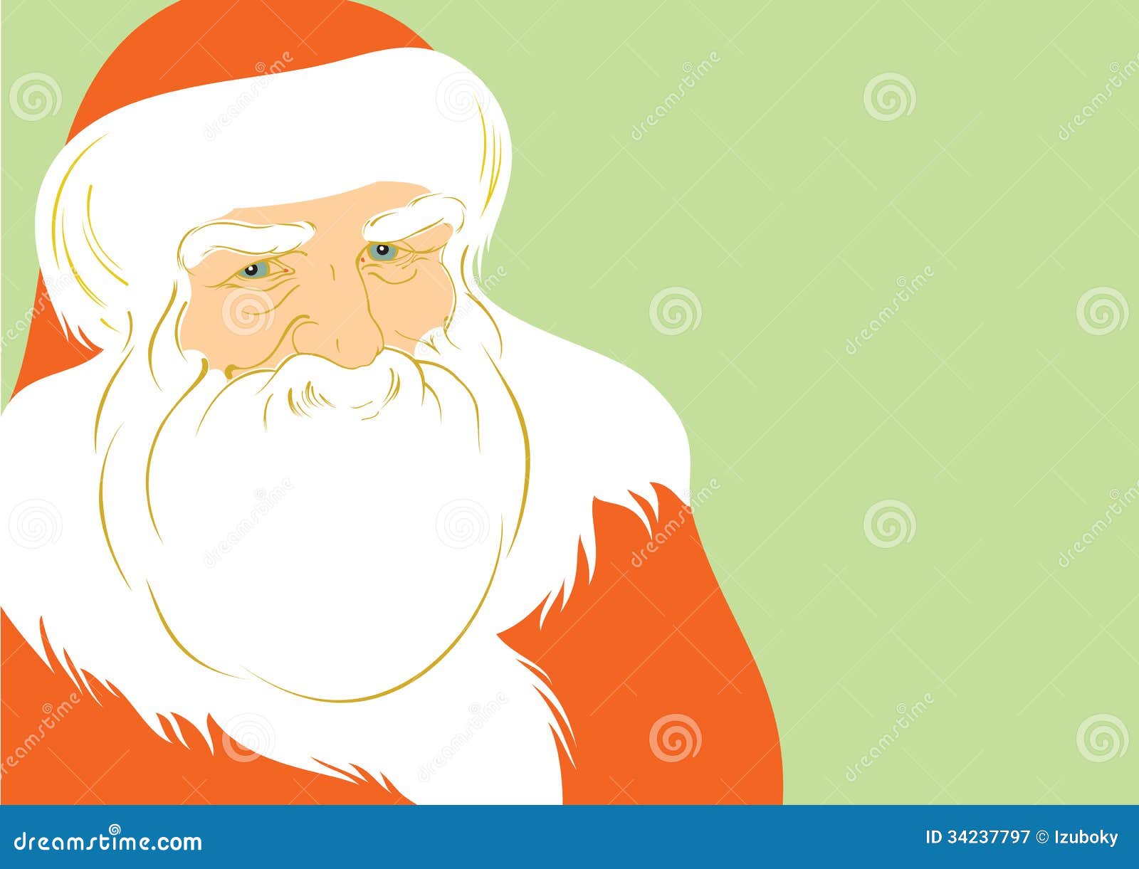 Father Christmas stock vector. Illustration of decoration - 34237797