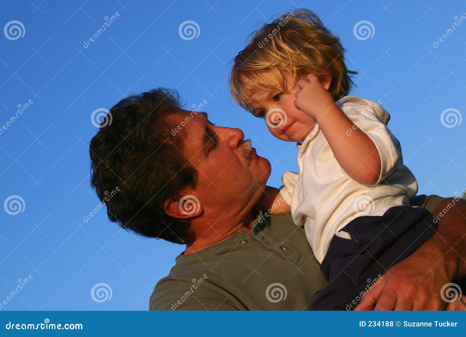 Father Comforting Young Son Stock Photo - Image of kindness, tender: 234188
