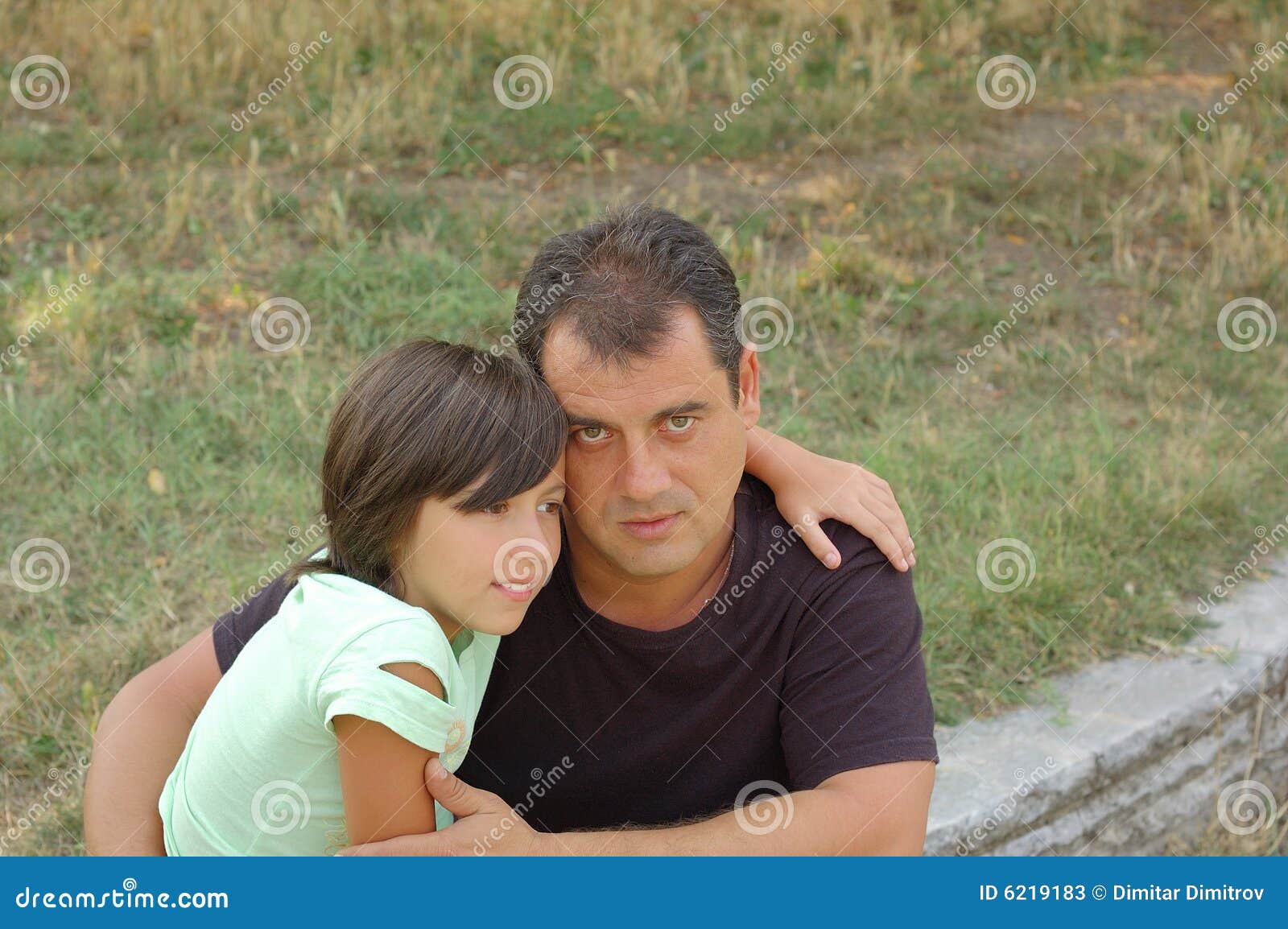 Father cuddling daughter stock image. Image of family - 6219183