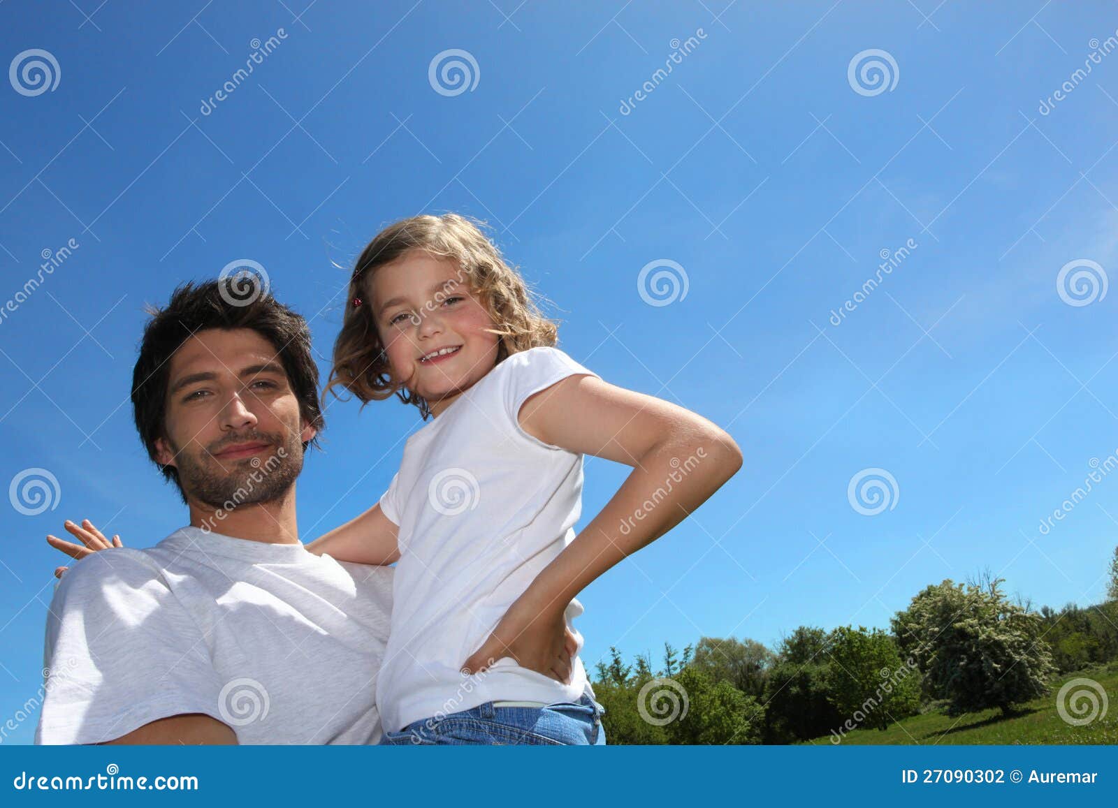 Father and Daughter Bonding Stock Photo - Image of funny, child: 27090302