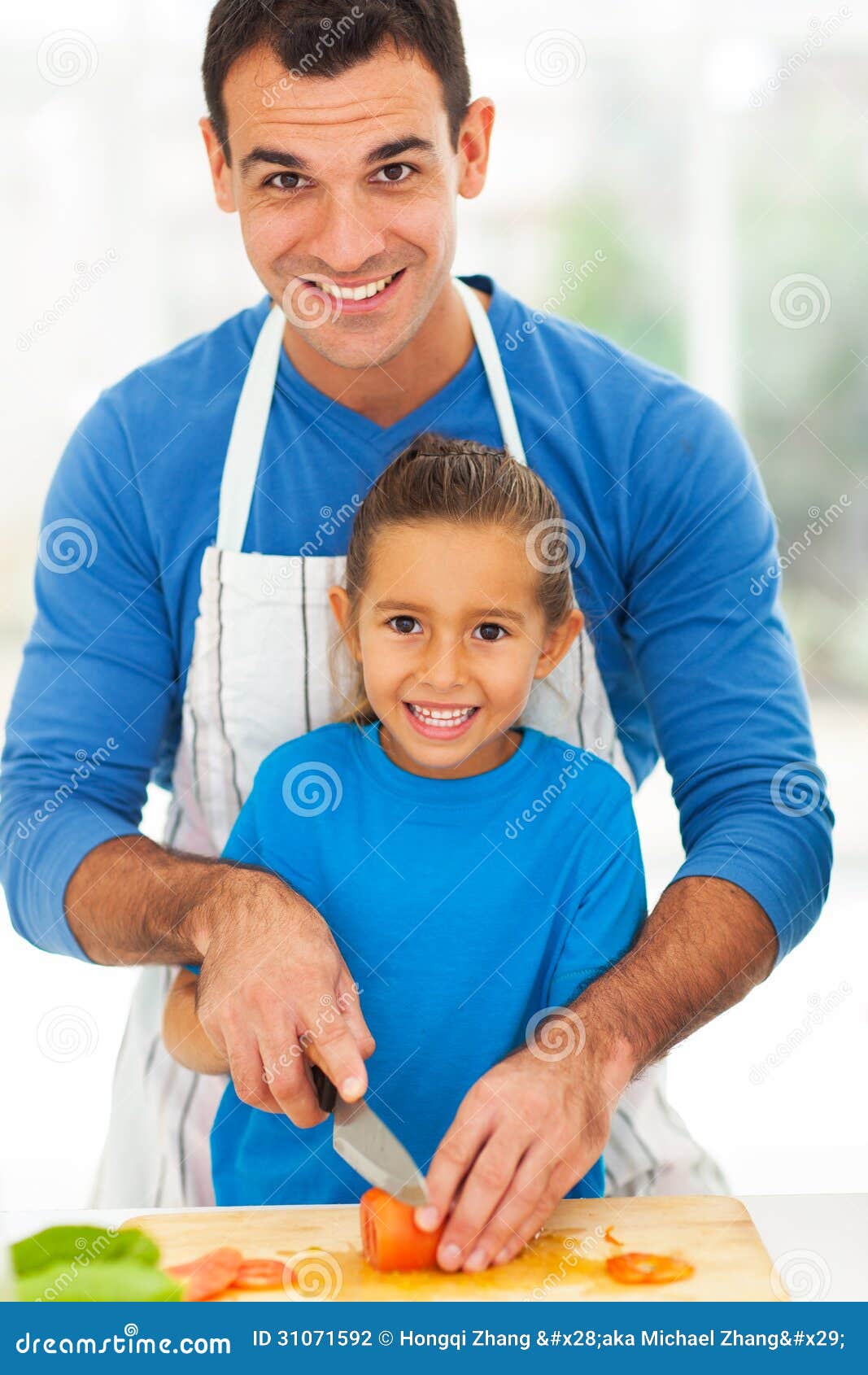 Father daughter cooking stock photo. Image of healthy - 31071592
