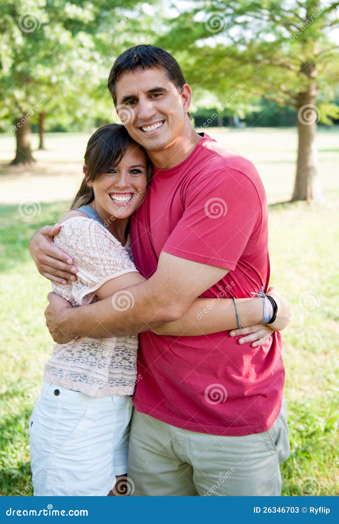 Father and Daughter Hugging Stock Image - Image of female, adult: 26346703