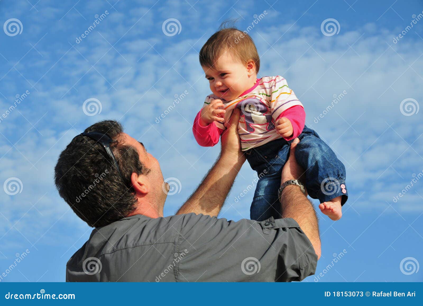 Father and Daughter Parenting Stock Image - Image of little, father ...