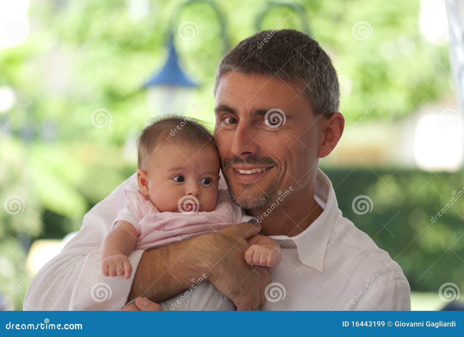 Father and Daughter at a Party, Italy Stock Image - Image of cheerful ...