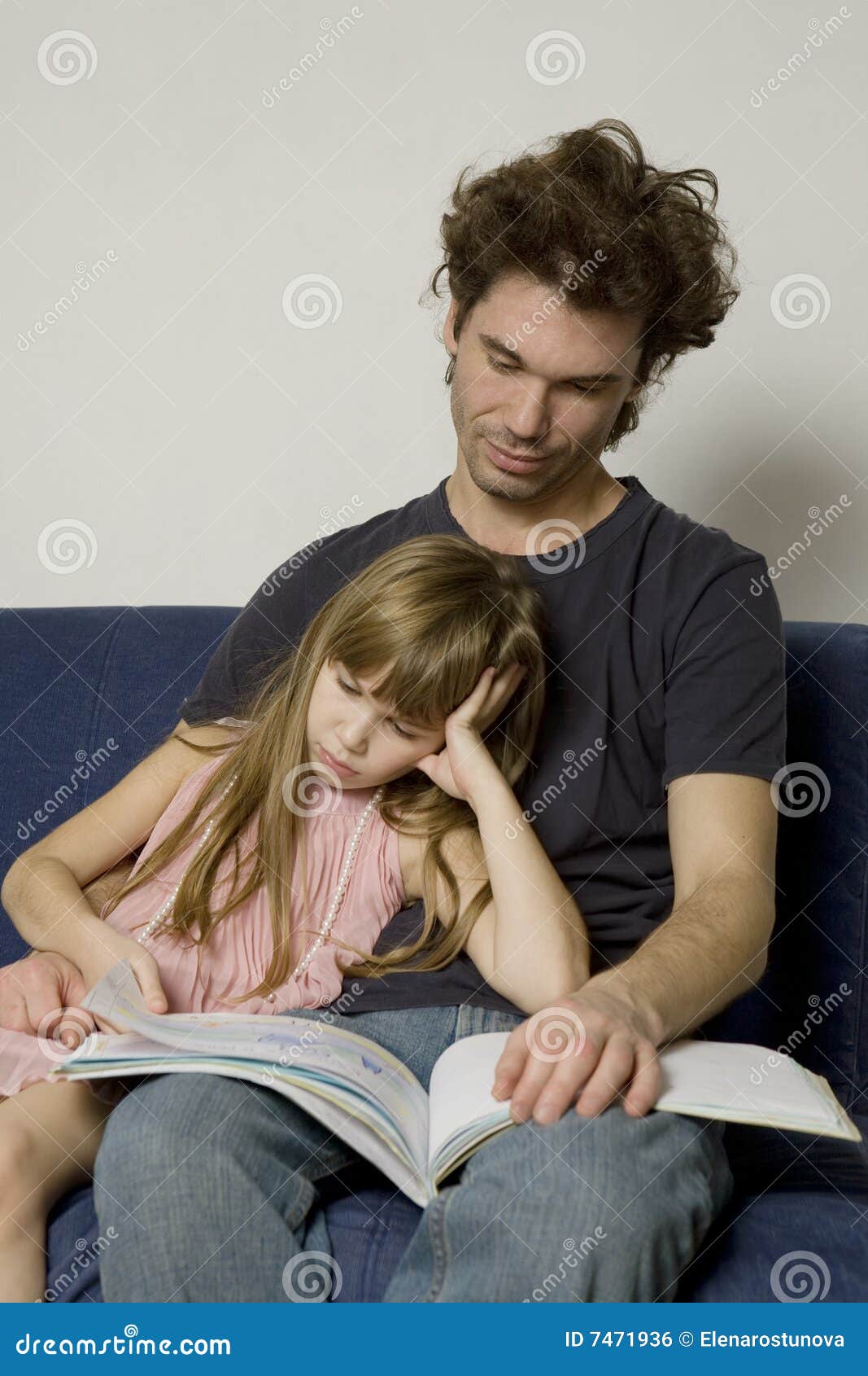 Father and Daughter are Sitting Stock Photo - Image of adult, advice ...