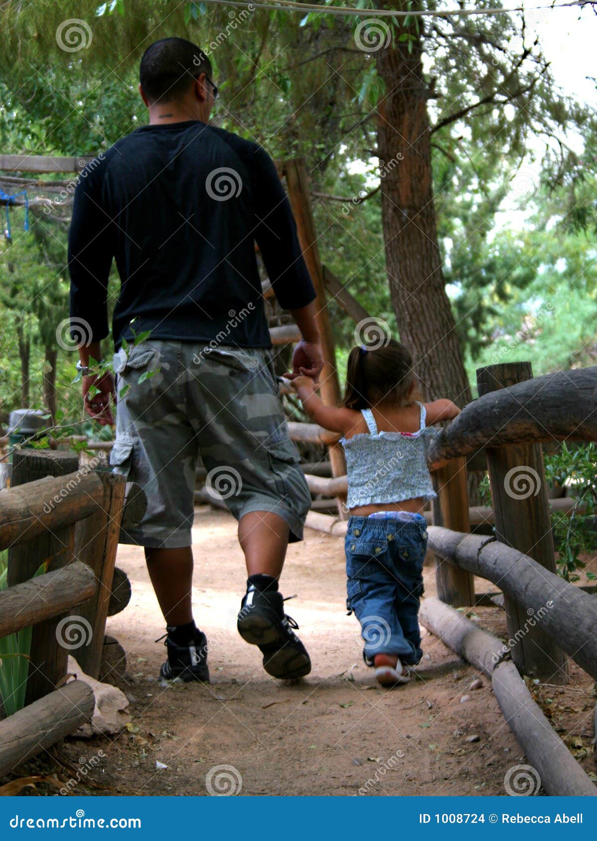 Father Daughter Walk stock photo. Image of child, male - 1008724