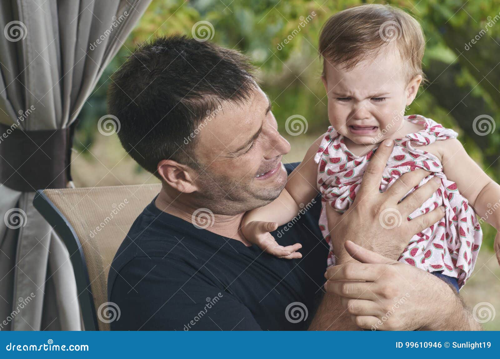 Father stock photo. Image of overwhelmed, father, crying - 99610946