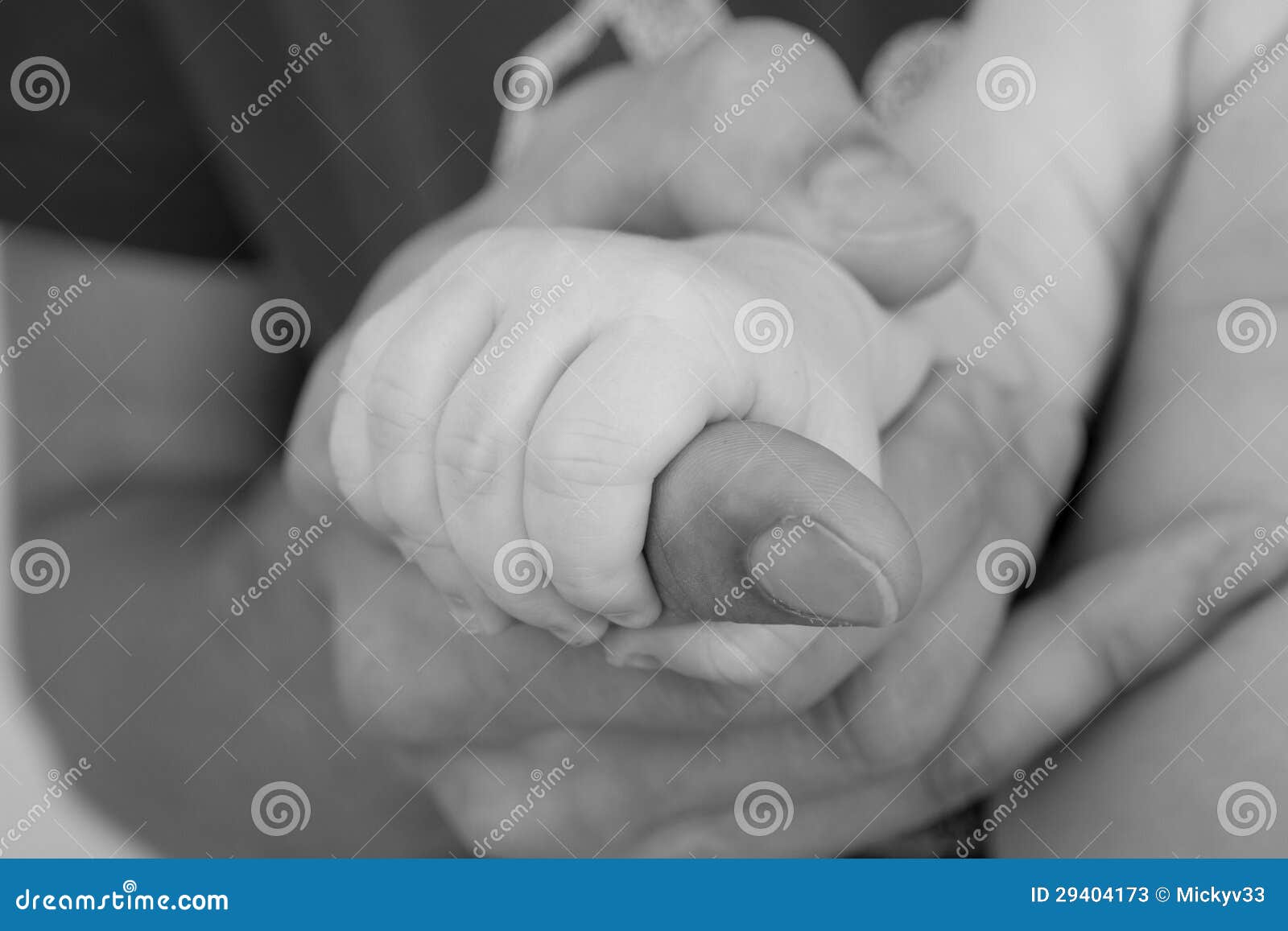 Father Giving Hand To a Child, Black and White Stock Image - Image of ...