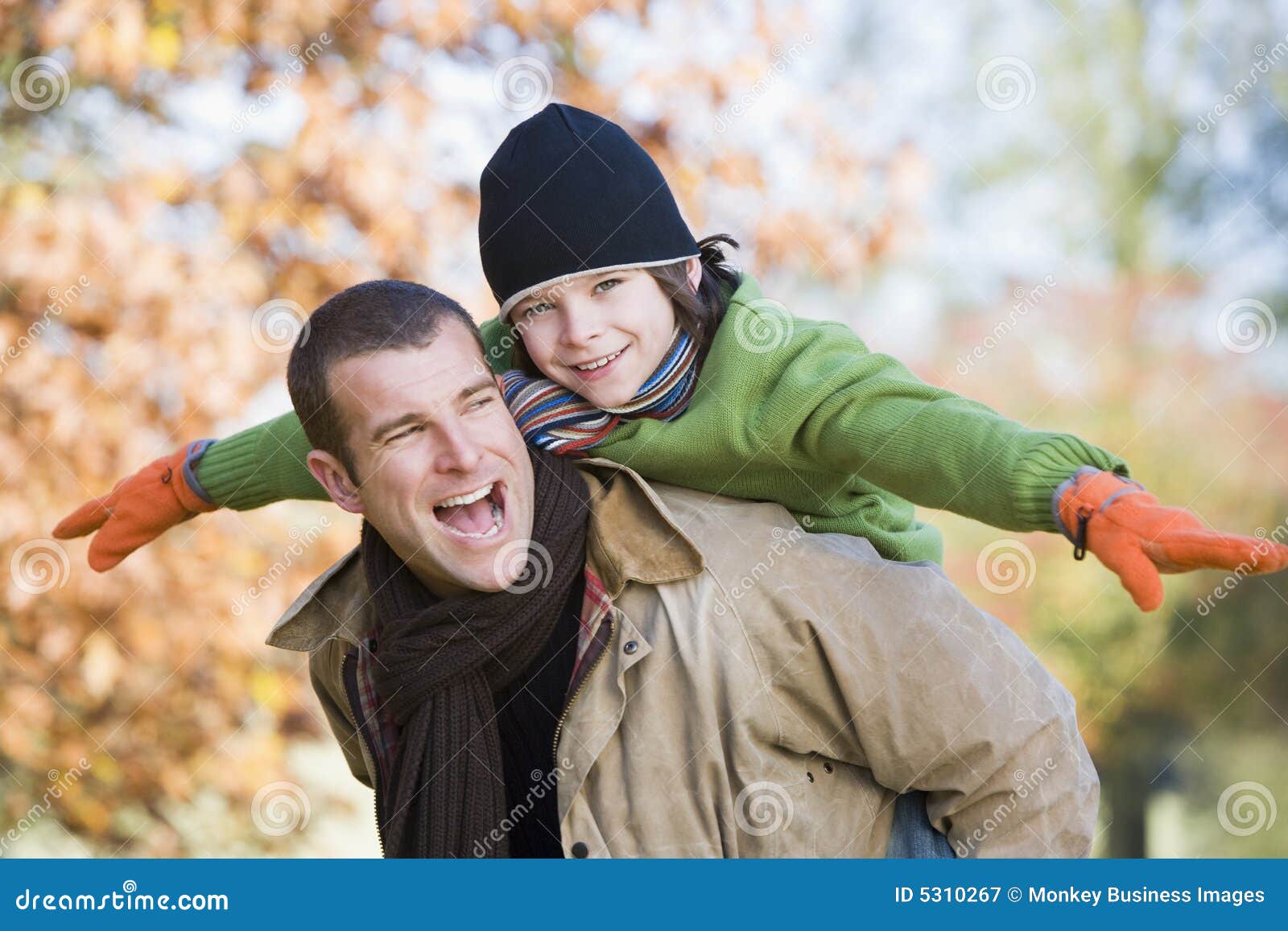Father Giving Son Piggyback Stock Image - Image of ethnicity, caucasian ...