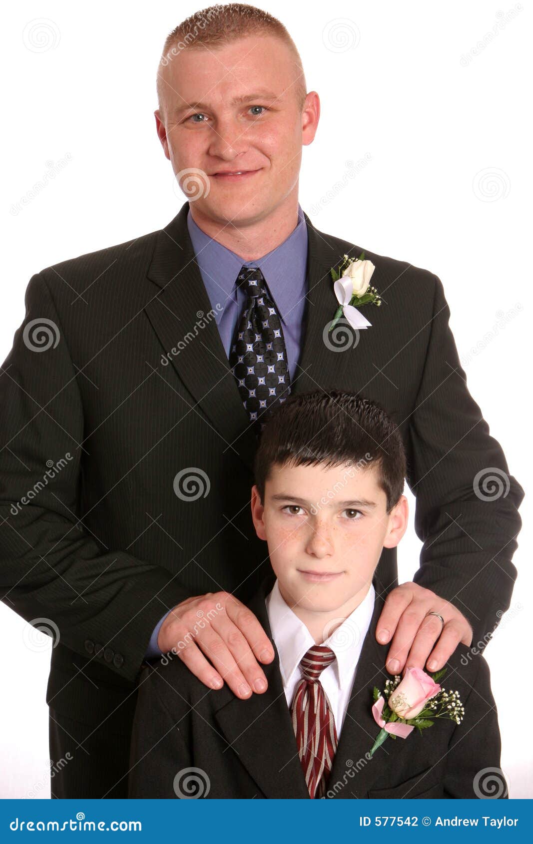 Father Groom and Son Best Man Stock Photo - Image of nuptials, suit: 577542