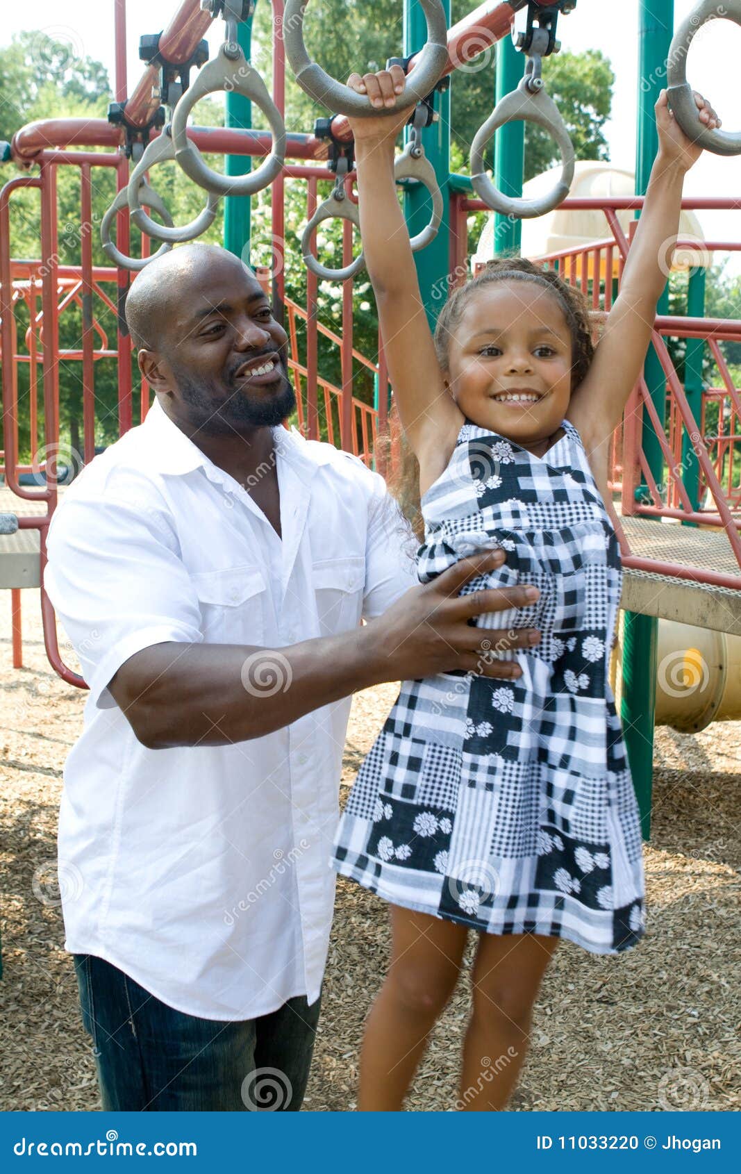 A Father Helps His Daughter Stock Photo - Image of hold, helping: 11033220