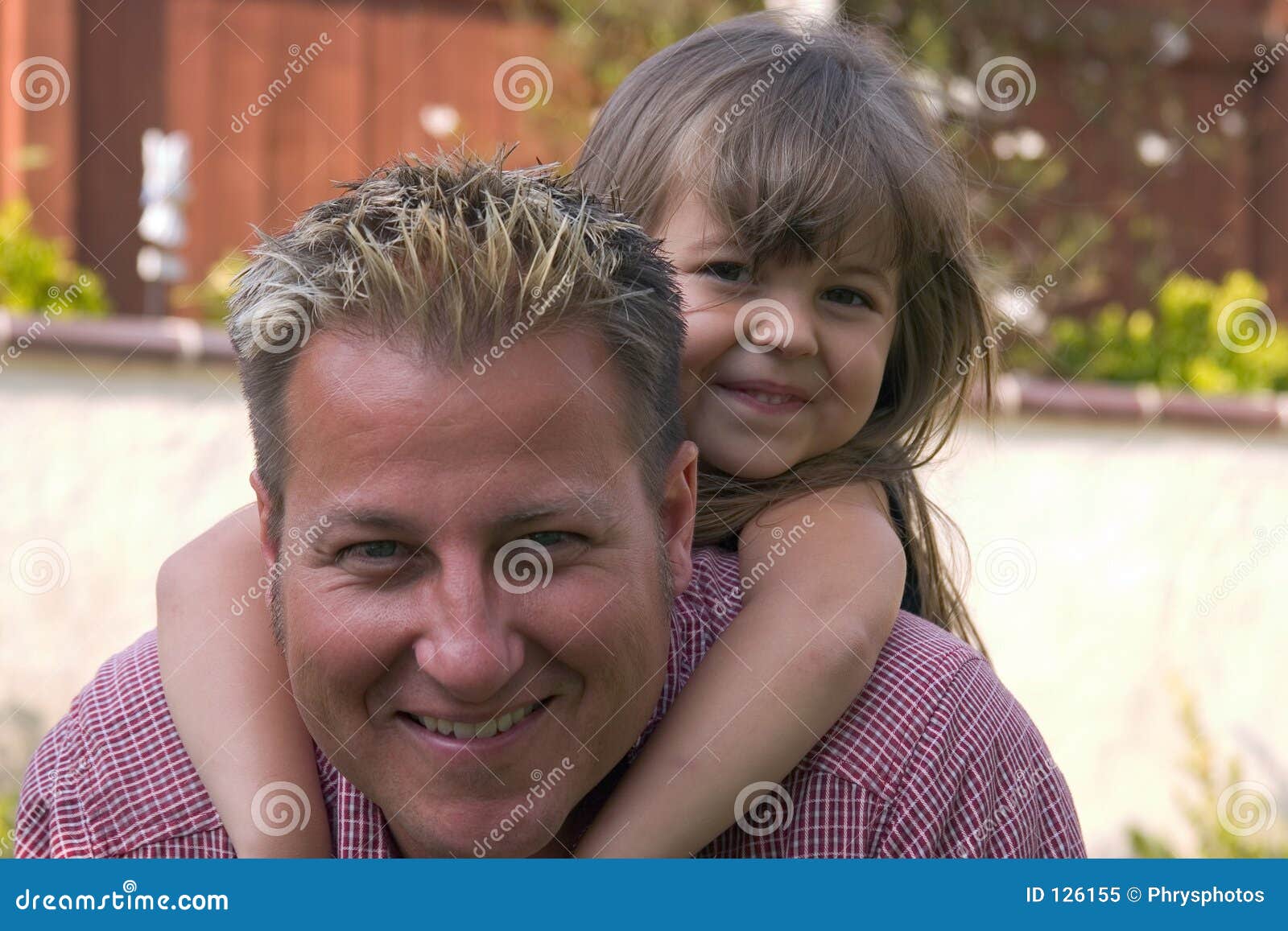 A father and his daughter stock image. Image of pretty - 126155