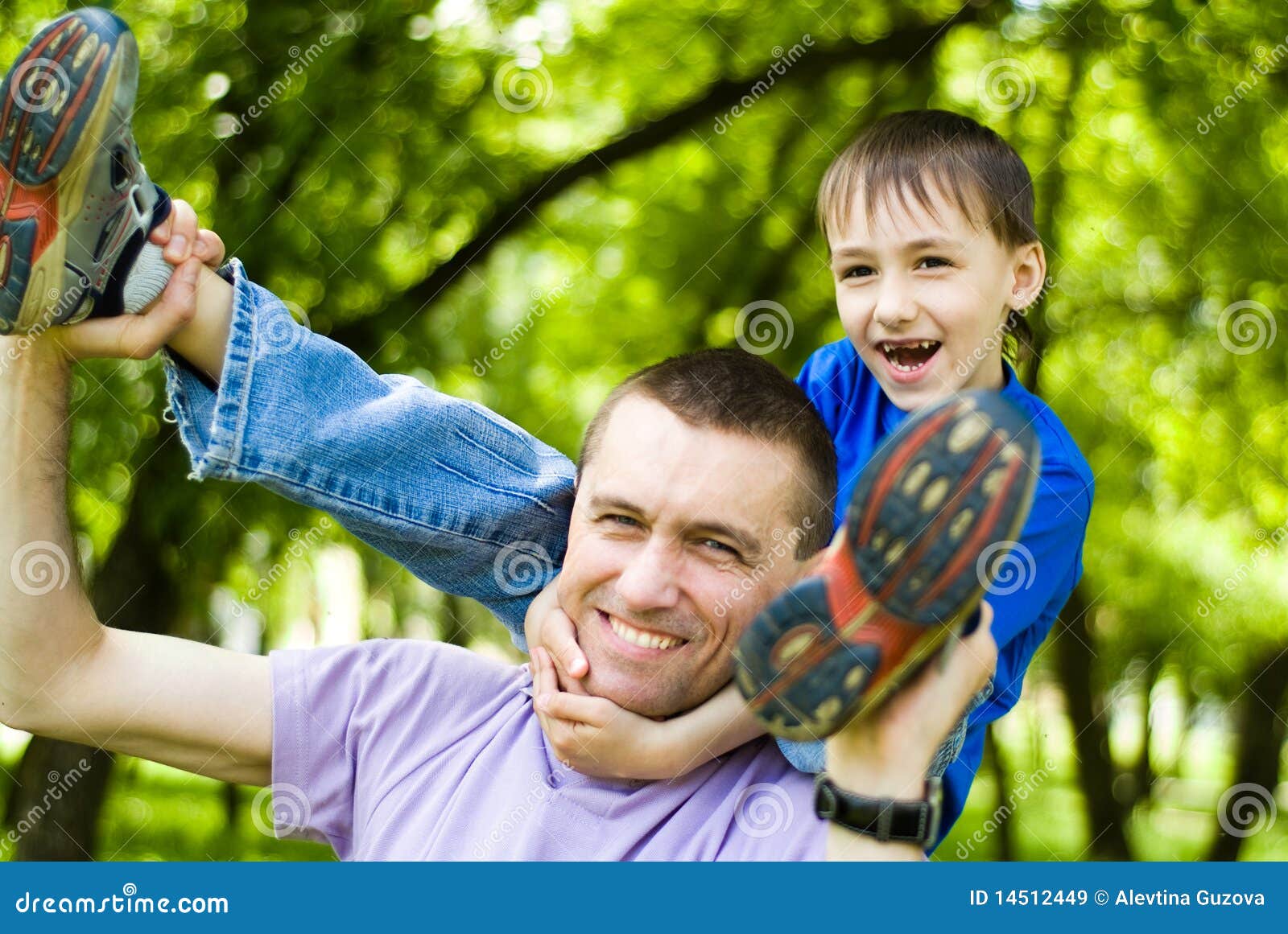 Father with his son stock image. Image of nature, parents - 14512449