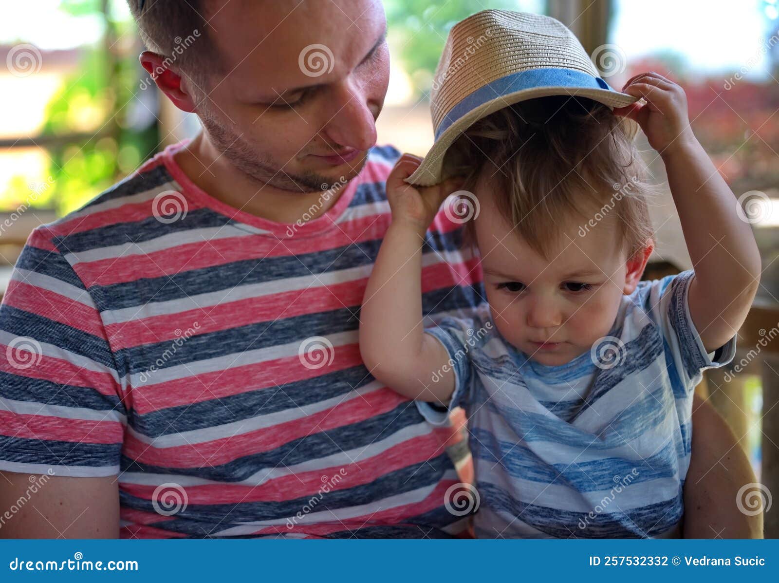 Father and son stock photo. Image of portrait, father - 257532332