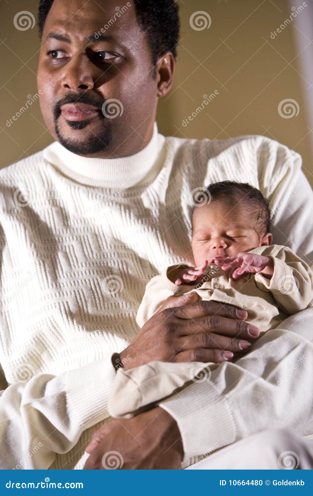 Father Holding Tiny Newborn Baby Stock Photo - Image of parent, baby ...