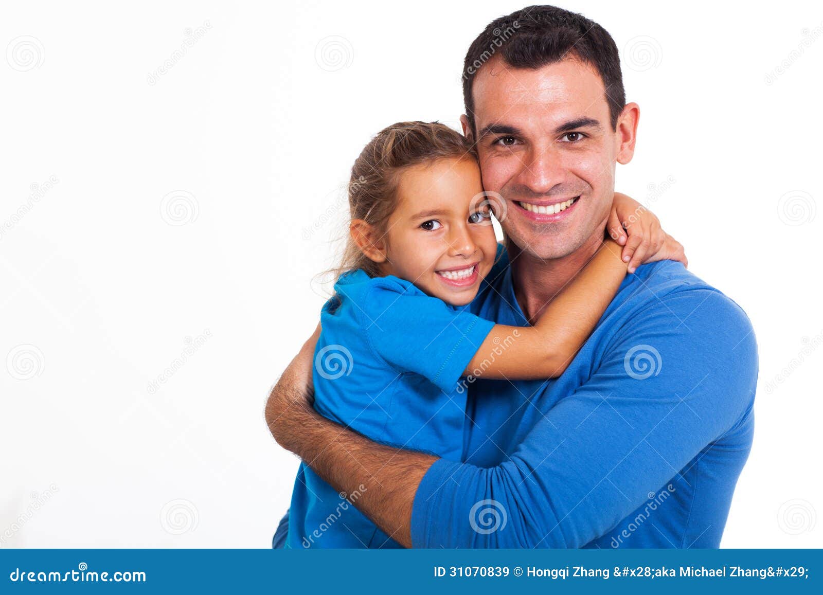 Father hugging daughter stock image. Image of little - 31070839