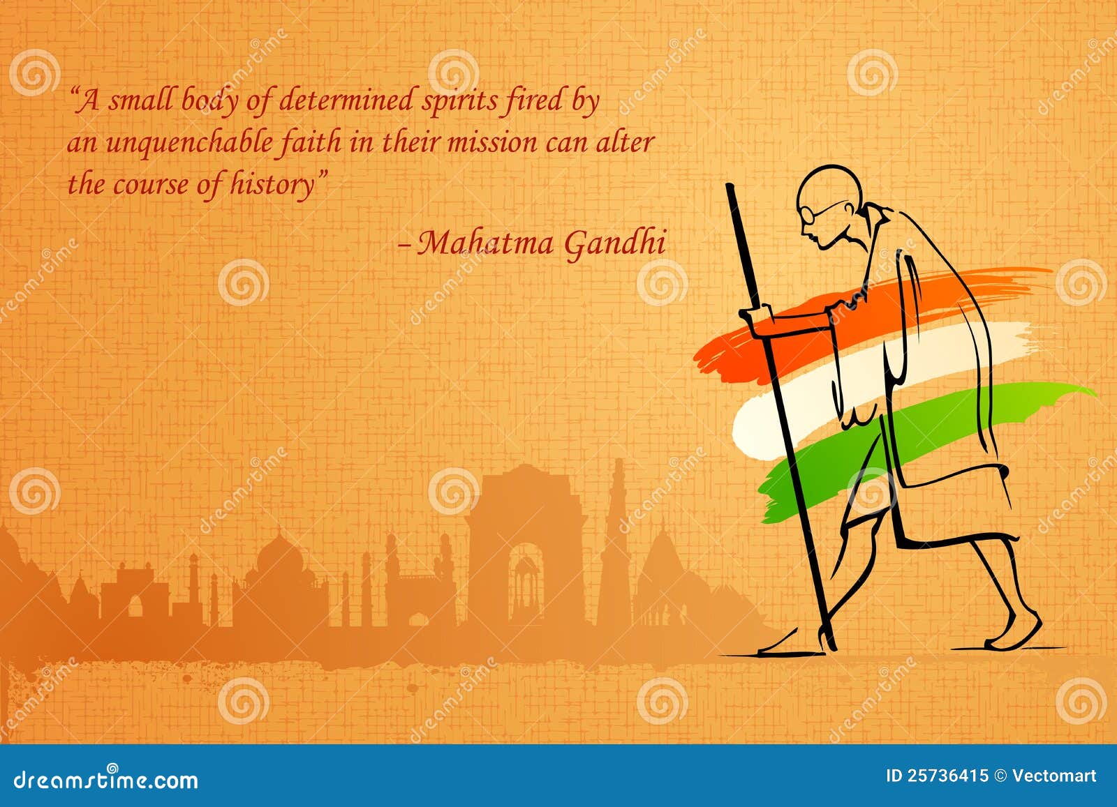 Father of India stock vector. Illustration of graphic - 25736415