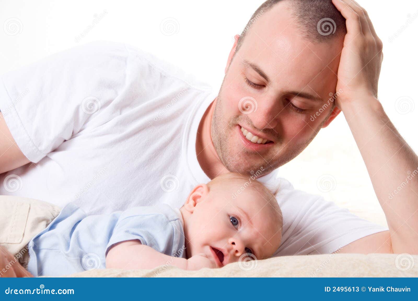 Father love stock image. Image of smile, infant, love - 2495613