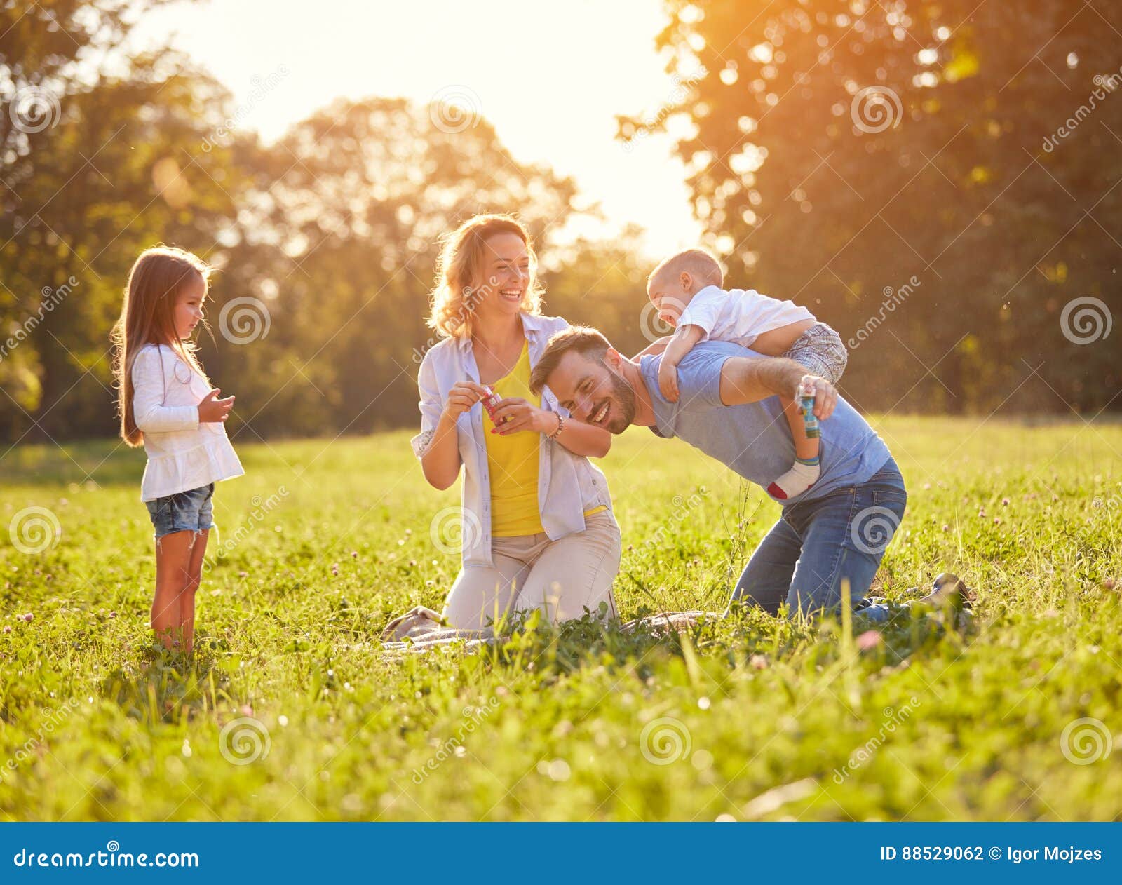 Father Piggyback Ride Supports And Motivates Son. Kids Education. Kid ...