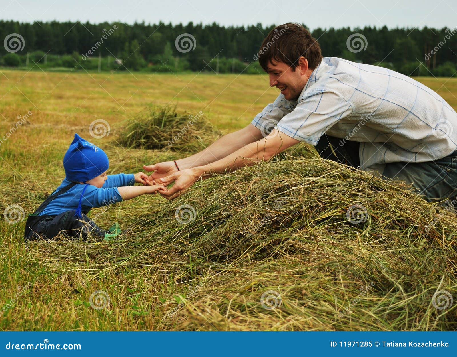 Father play with son stock image. Image of affectionate - 11971285
