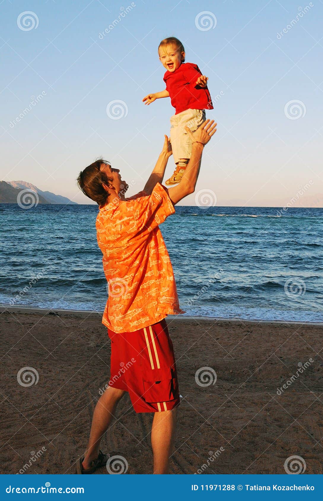 Father play with son stock photo. Image of laughing, affectionate ...