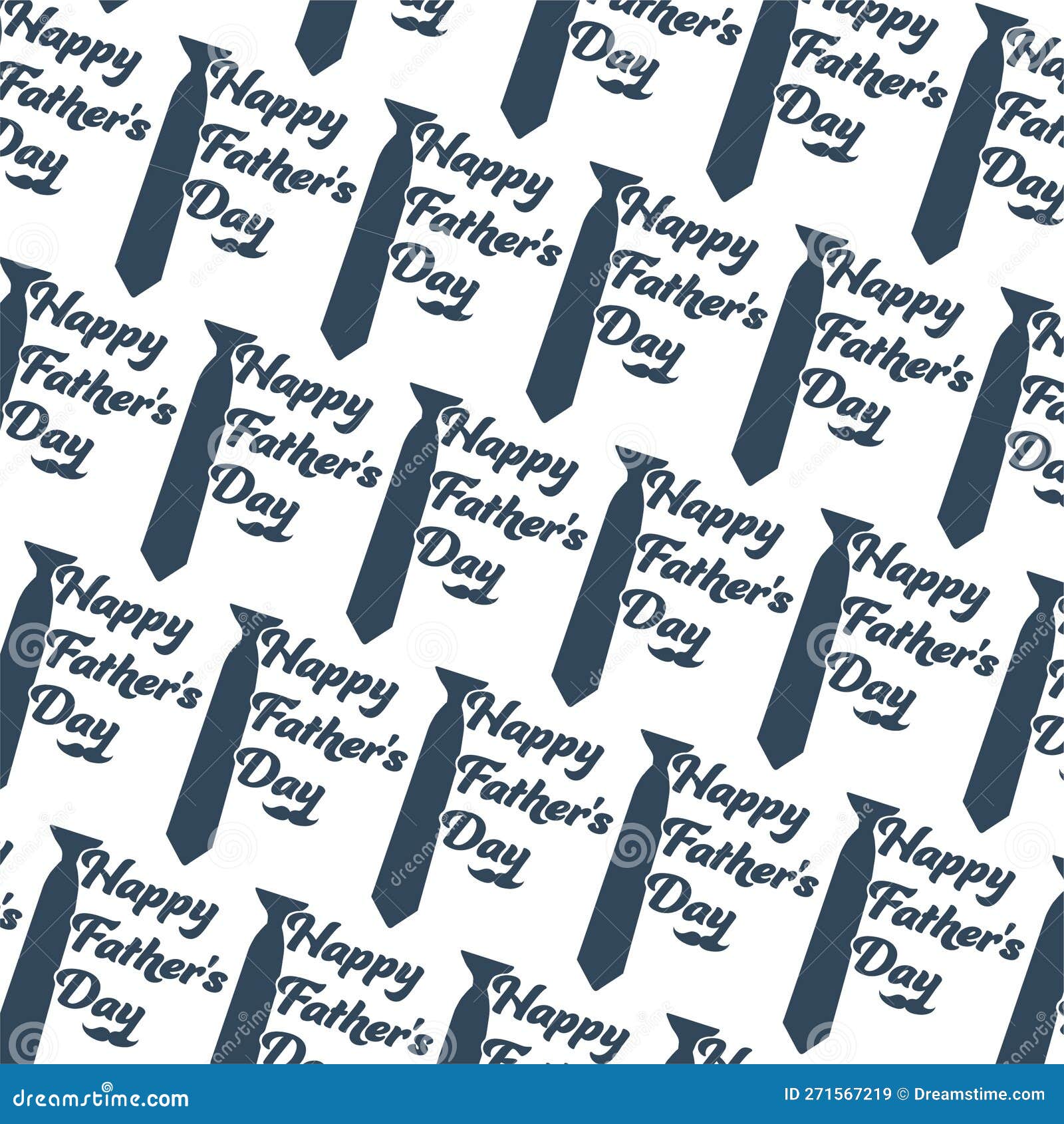Father S Day Seamless Pattern Design with the Pattern of the Tie and ...